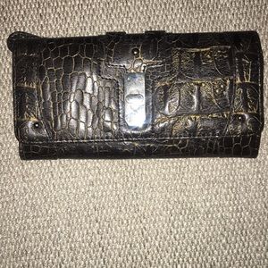 Jessica Simpson | Accessories | Jessica Simpson Faux Croc Wallet | Poshmark